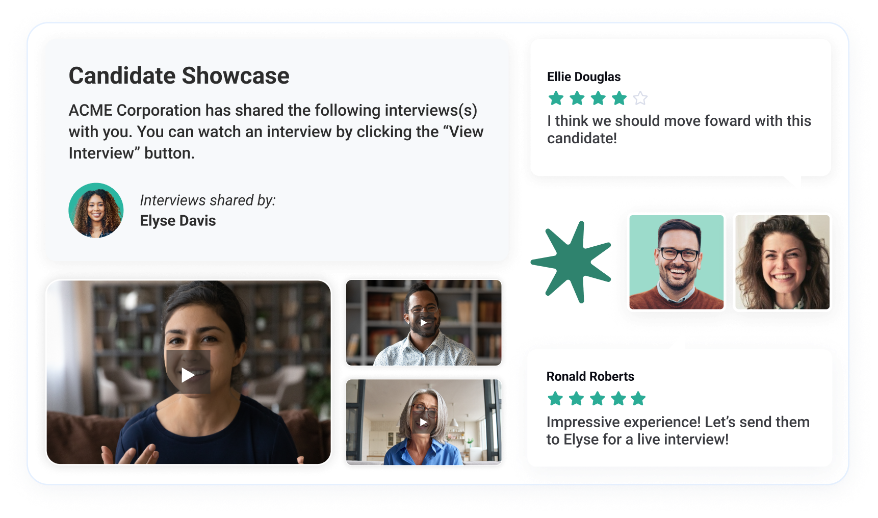 Screen and select top candidates | Spark Hire Meet
